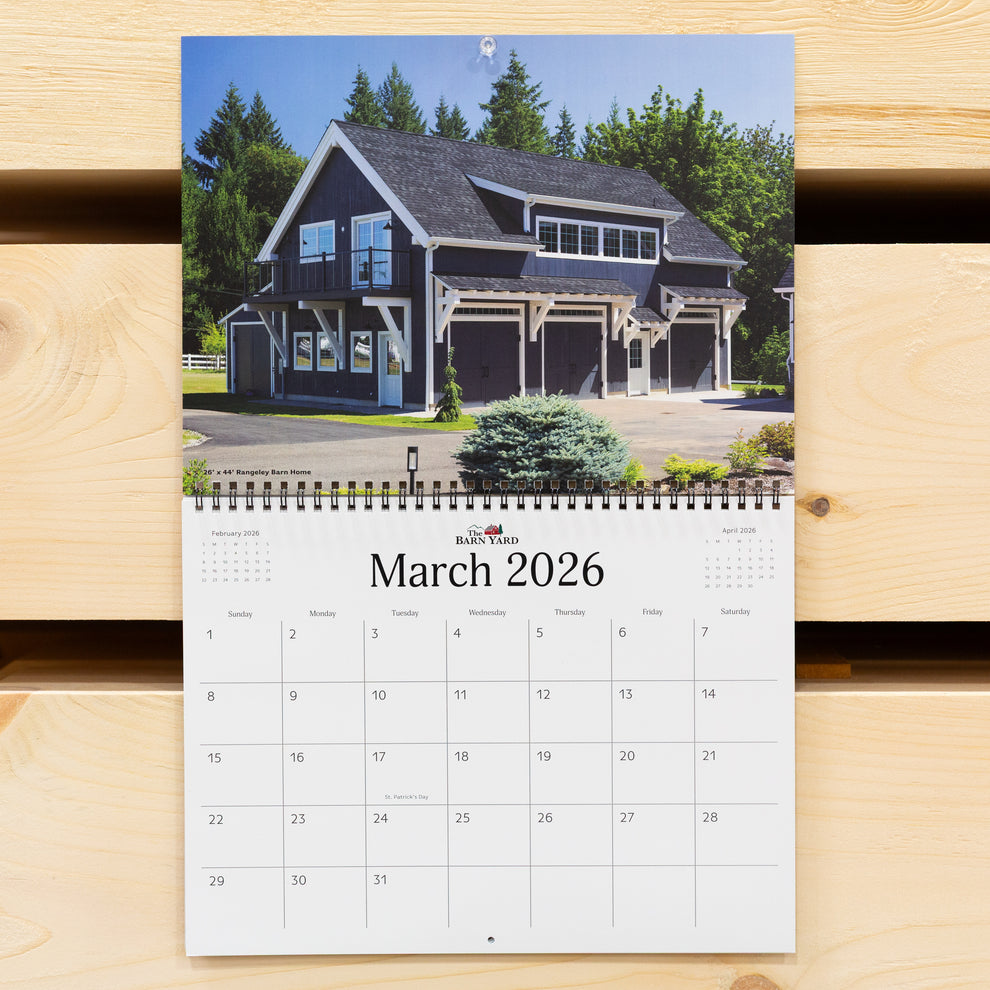 The Barn Yard 2026 Calendar 12x9 – The Barn Yard Store